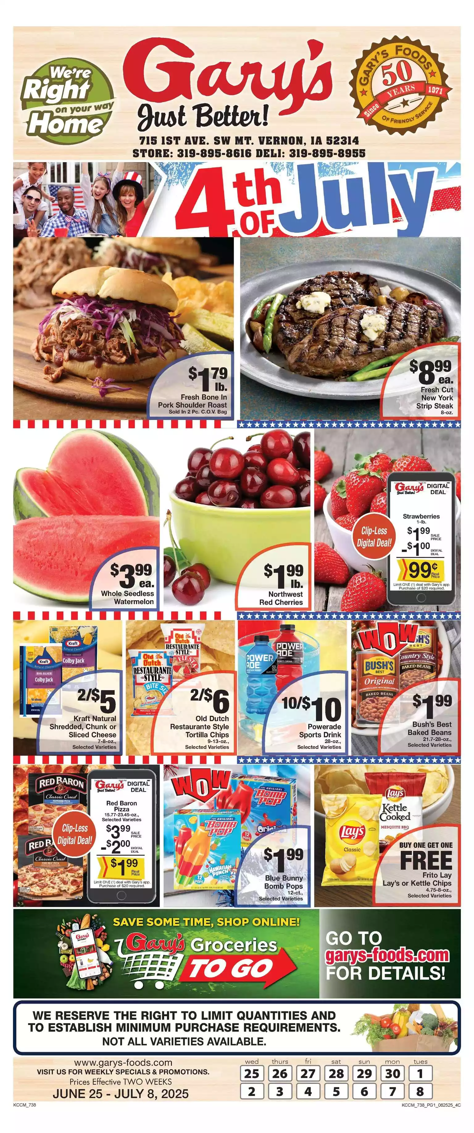 Weekly Ad - Gary's Foods